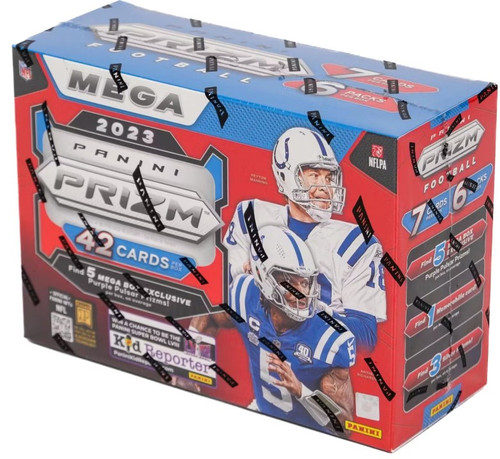 2023 Panini Prizm Football Mega Box (Purple Prizms) | Coastal Sports ...
