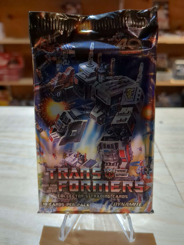 Transformers 40th Anniversary Trading Cards Hobby Box Pack | Coastal ...
