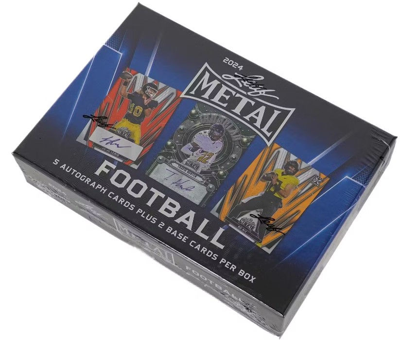 2024 Leaf Metal Football Hobby Box | Coastal Sports Collectibles