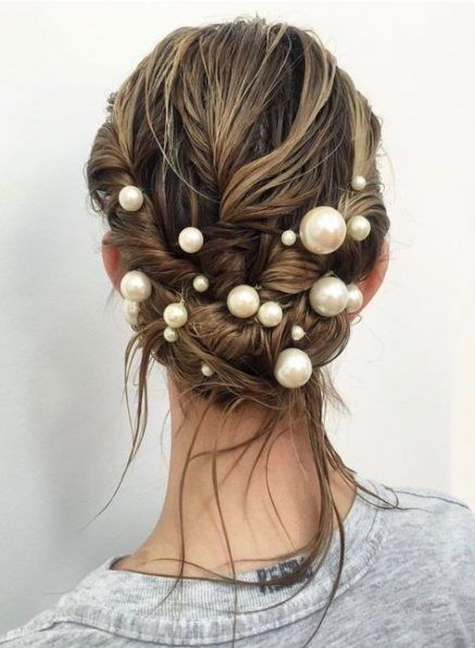 Pearl Hair Pin Hairstyles