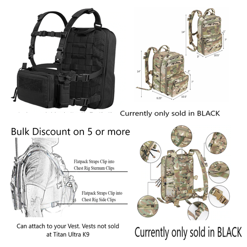 Flat-Pak Backpack | Titan Ultra K9 Gear