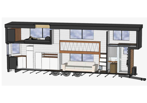 Tiny House Plans : USA HAZEL | Shaye's Tiny Homes