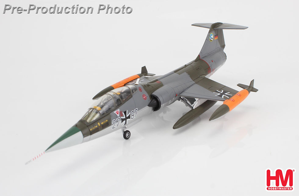 Hobby Master HA1077, TF-104G Starfighter 27+87, JG 74 "Molders", 1970s ...