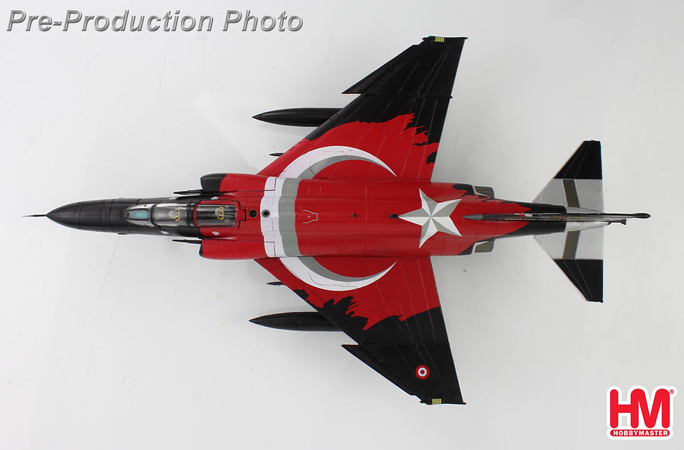 Hobby Master HA19079, F-4E "50th Years of Turkish AF" 77-0303, Turkish ...