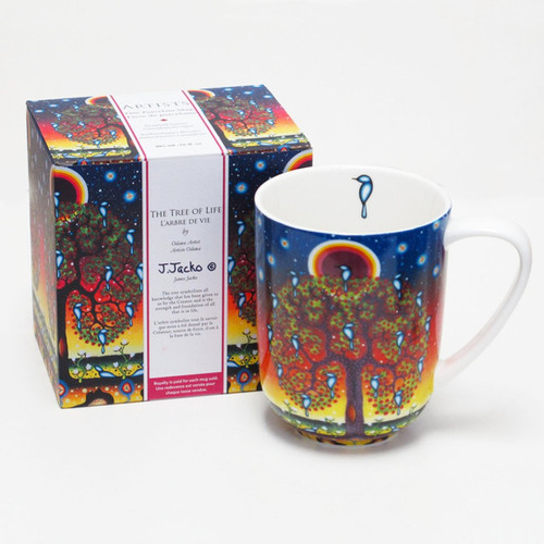 James Jacko - Tree of Life Porcelain Mug | truecanadianart