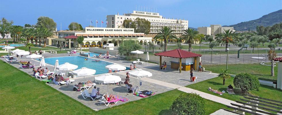 Messonghi Beach Hotel | Info | Bookings | Corfu Hotels