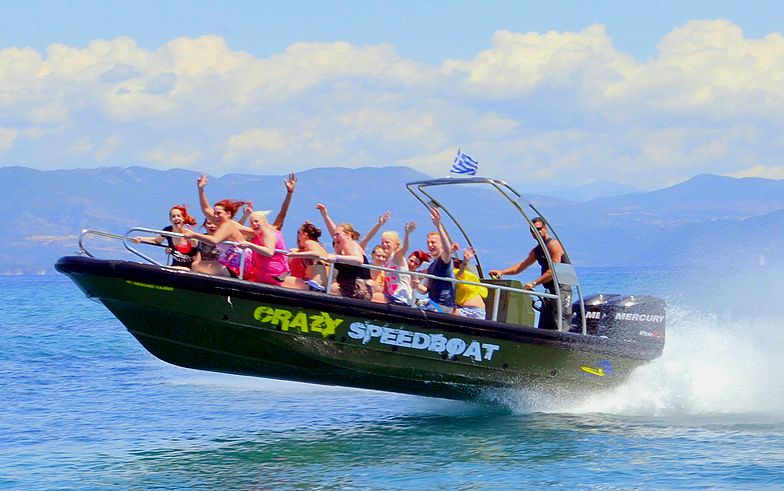 The Crazy Speedboat | Adventure Boat Trip | E-Ticket | Kavos 2020