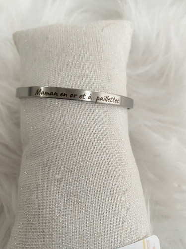 Bracelet F&C en acier | FlavieAndCo