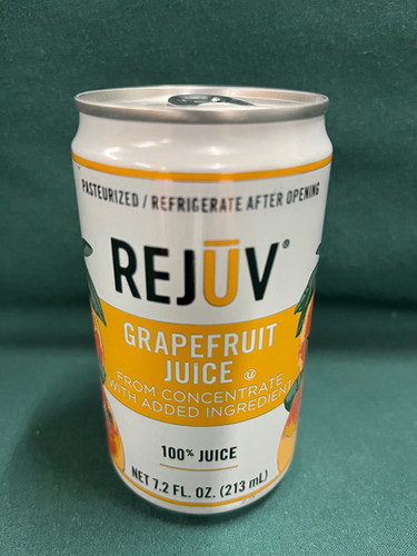 Rejuv Pink Grapefruit Juice 24/7.2oz Cans | Kreyer’s Candy
