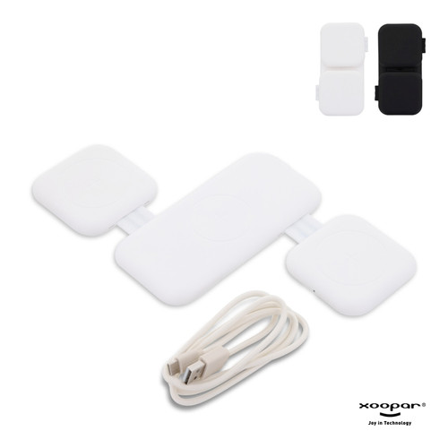 3188 | XOOPAR TRAFOLD 3 WIRELESS CHARGER 15W | DTI