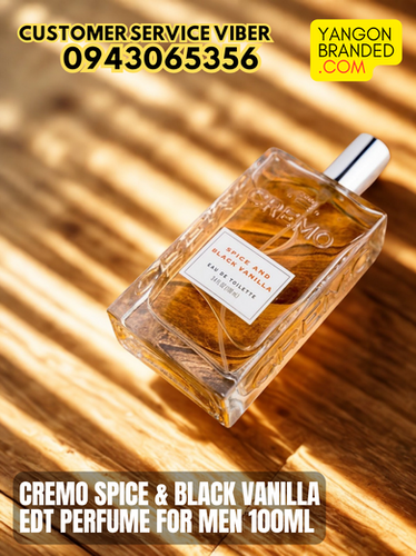 Cremo Spice and Black Vanilla EDT Perfume for Men | yangonbranded