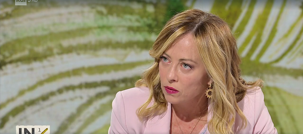 Giorgia Meloni ospite a "In Mezz'ora"