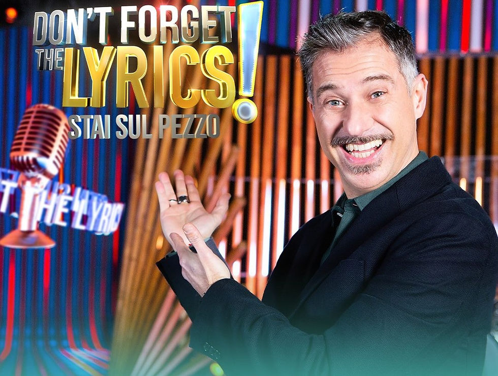 "Don’t Forget the Lyrics" Serata Speciale