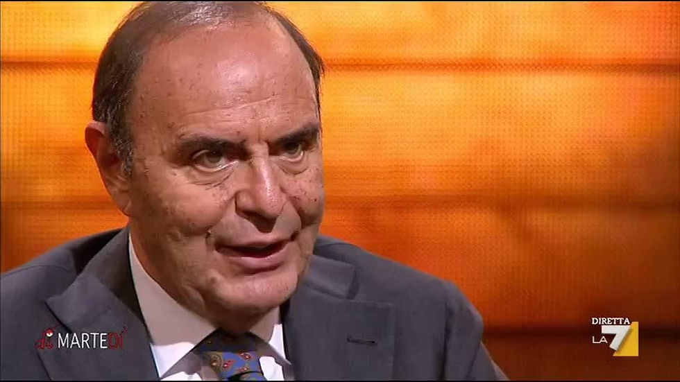 Bruno Vespa ospite a "DiMartedì"