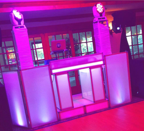 Silver Free Standing Booth | Okula Custom Designs