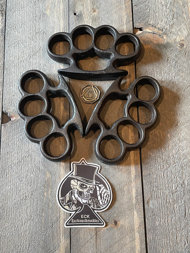 ECK & Billy Trident Cast Iron Knuckles | EastCoastKnuckles