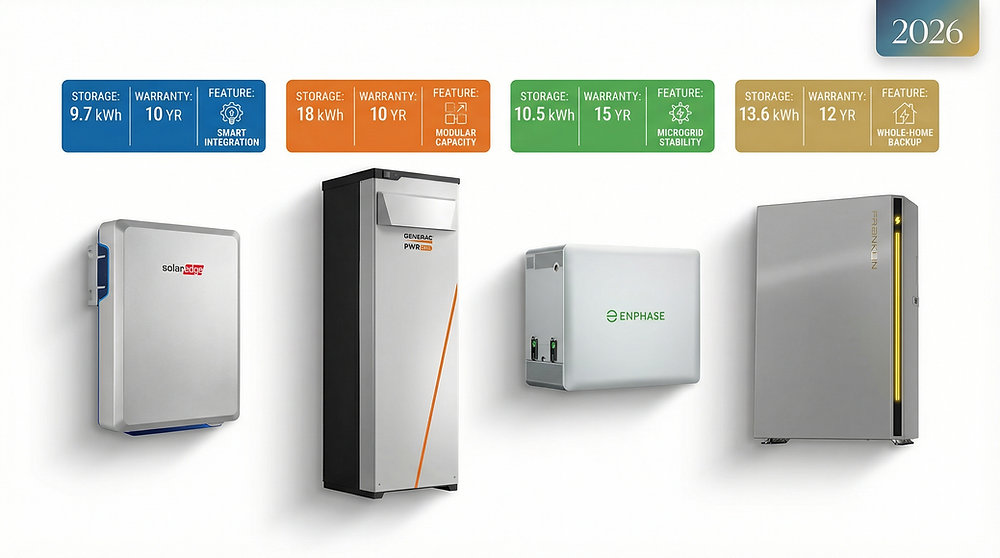 Top 4 Tesla Powerwall Alternatives 2026: More Storage, Longer Warranty ...
