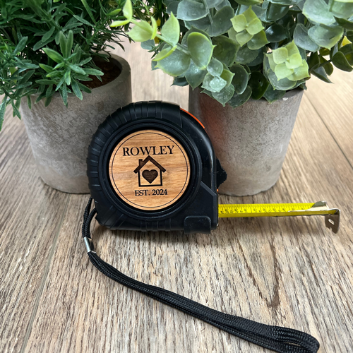 Custom Tape Measure Family Name | RSL Engraving