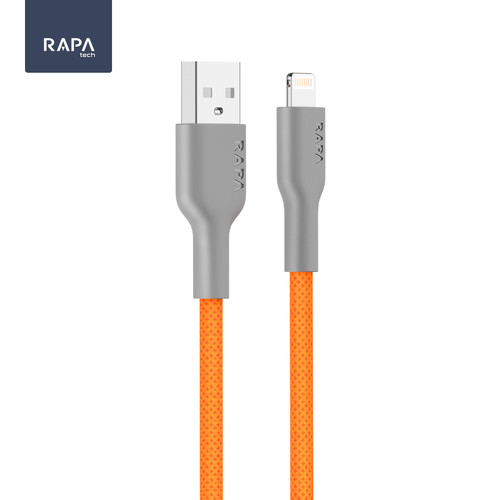 RAPA LINE MAX I USB-A to Lightning Cable - DC2022 Orange | rapa.co.id