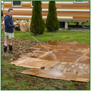 Green Corner: Cardboard Weed Block