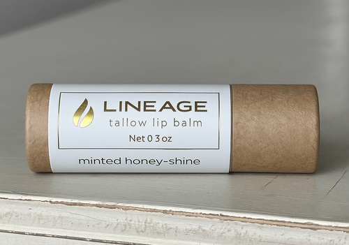 Minted Honey-Shine Lip Balm | Lineage Naturals