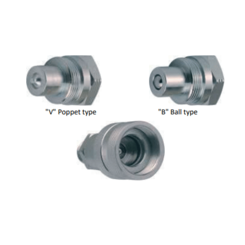QJB QJV Screw Connect Jack Couplings | Spot On Hose and Fittings
