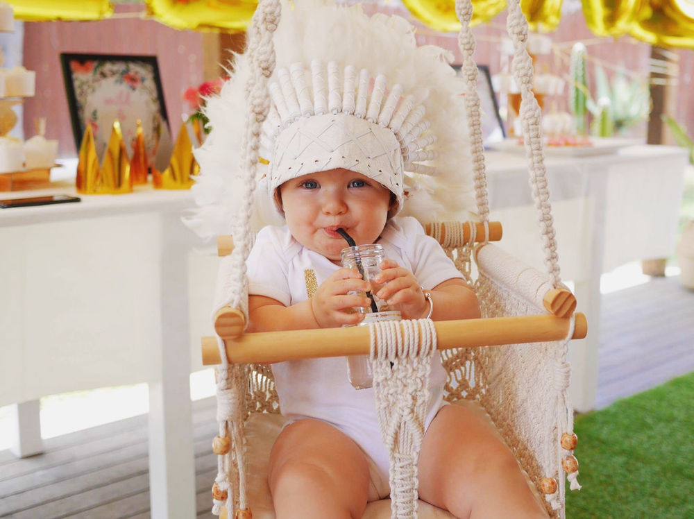 DIY Macrame Baby Swing with Pattern