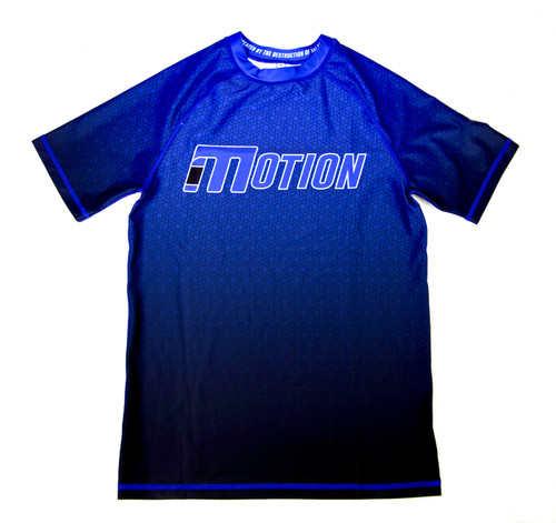 Blue Ranked Rash Guard | Motion Bjj Leisure Wear