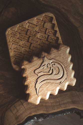 Fenrir runic box | Pagan Store