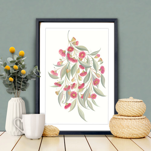 Gum Blossoms Art Print | Zenti Designs