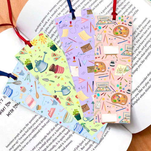 Luxe Hobbies Bookmarks | Zenti Designs