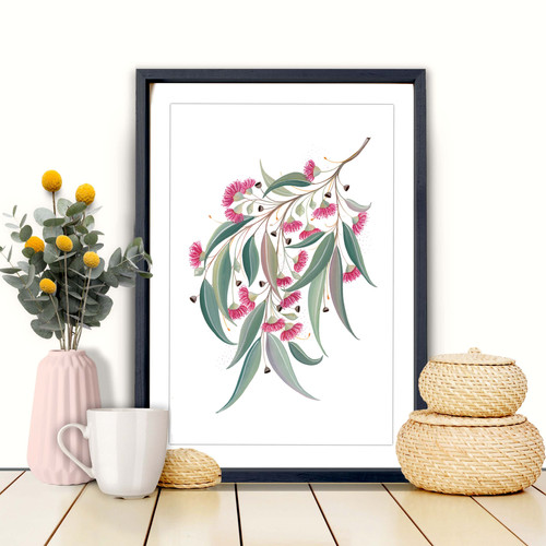 Dusty Eucalyptus Art Print | Zenti Designs