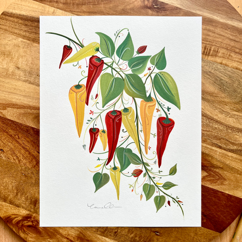 ORIGINAL- "Pretty Chillies” | Zenti Designs