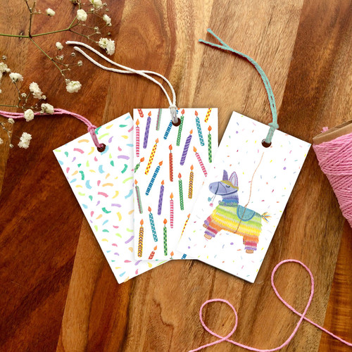 Pinata Party Gift Tag set | Zenti Designs