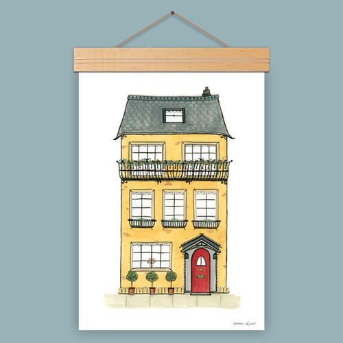 Dorothy Townhouse Art Print | Zenti Designs