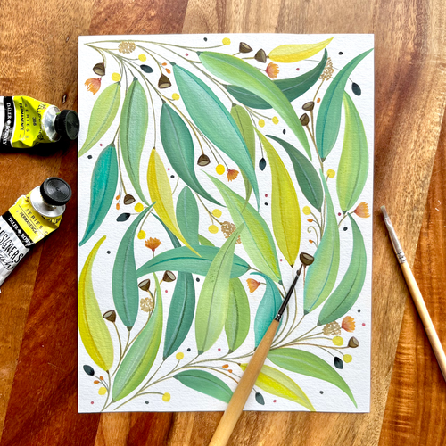 ORIGINAL- "Green Rhythm" | Zenti Designs