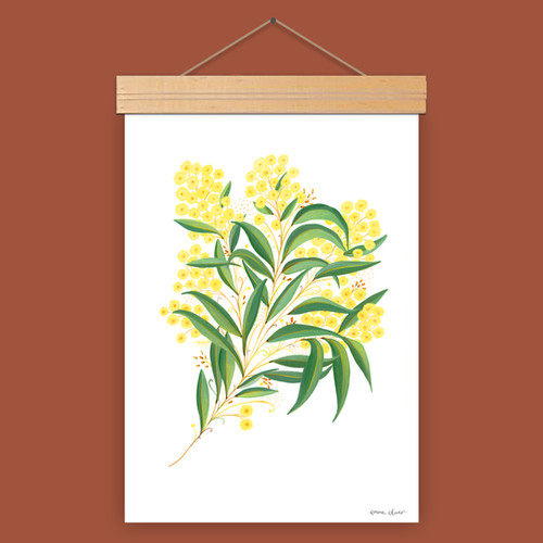 Wattle Art Print | Zenti Designs