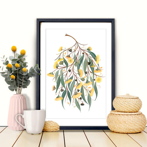 Sunshine Blossoms Art Print | Zenti Designs