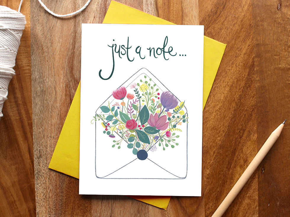 Just a Note Card | Zenti Designs
