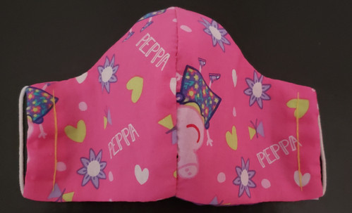 Peppa Pig mask w/ pocket | Brittle by Dara