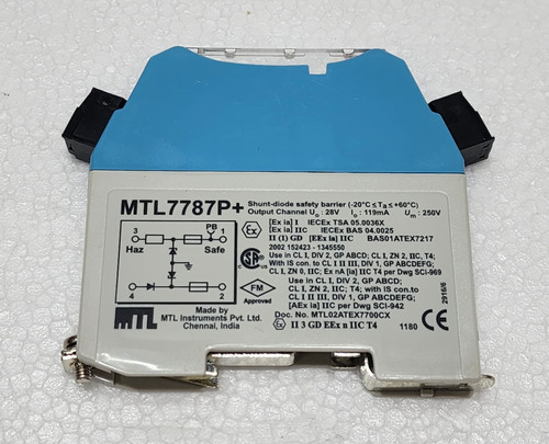 MTL7787P+ Shunt diode Safety barrier 28V | Versatile Marine