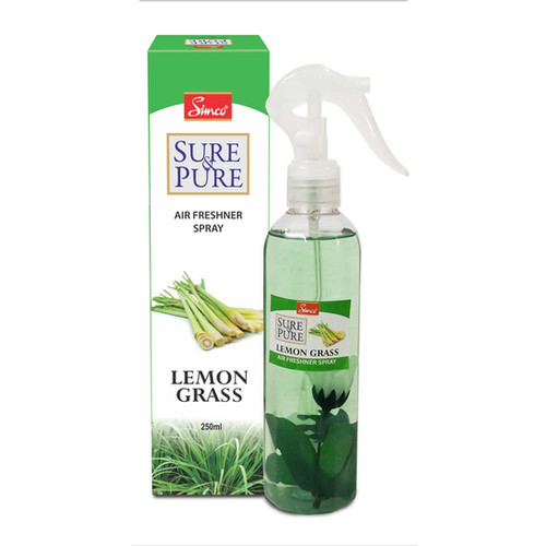 Simco Sure & Pure Air Freshener Spray-Lemon Grass | Simco Herbals