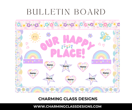 Pastel Paradise | Bulletin Board | Digital Download | Charming Class ...