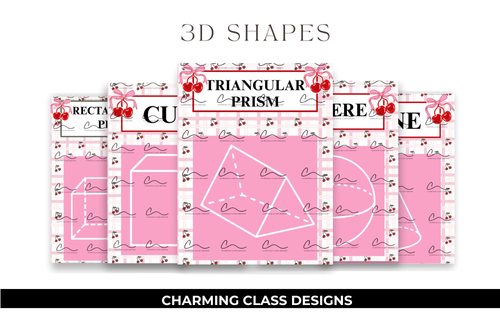 Cherry Charm | 2D Shapes (12) | Digital Download | Charming Class Designs