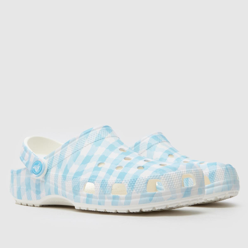 Crocs Classic Clog Blue Gingham | Samios Trading Post