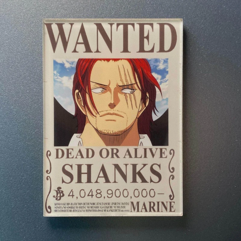 Anime One Piece Wanted Poster Fridge Magnets | animeworld.co.nz