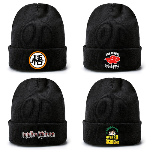 Anime Knitted cap Dragon Ball Z\ Naruto\ Jujutsu Kaisen\My Hero ...