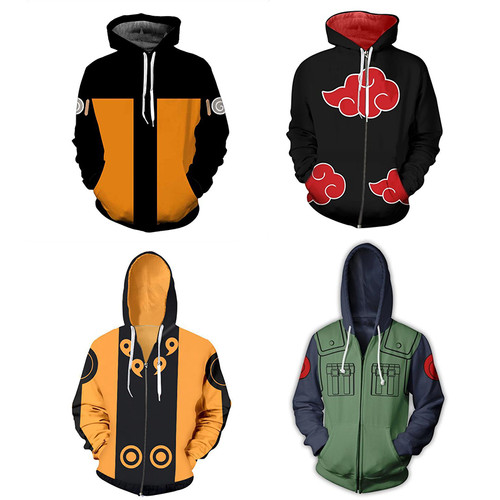 Naruto Cosplay Cloth Pullover Hoodie Sweatshirt | animeworld.co.nz