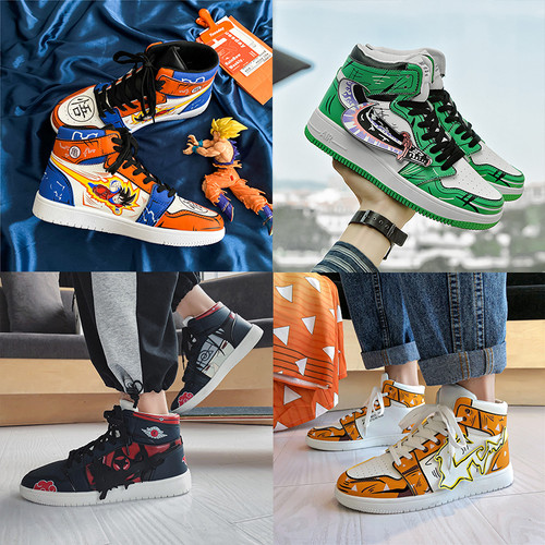 Anime Theme Shoes Dragonball\ Naruto\ Demon slayer\ One piece ...