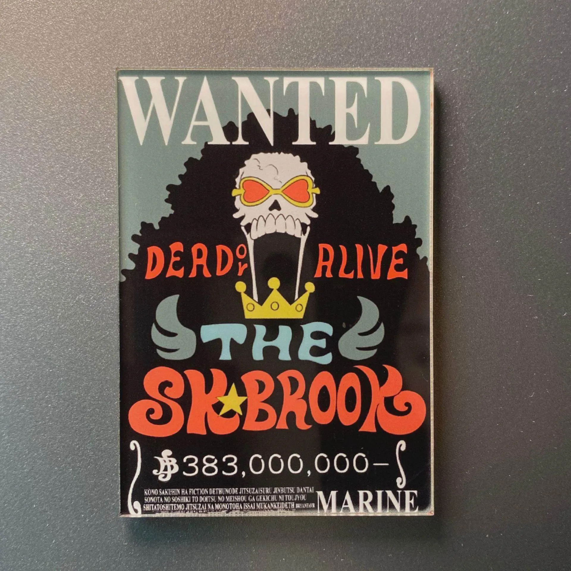 Anime One Piece Wanted Poster Fridge Magnets | animeworld.co.nz